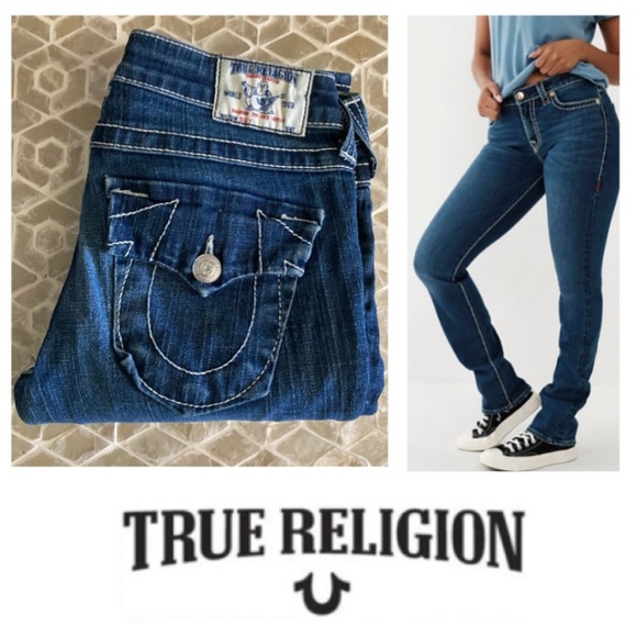 True Religion | Jeans | True Religion Billy Flap Pocket Straight Leg ...
